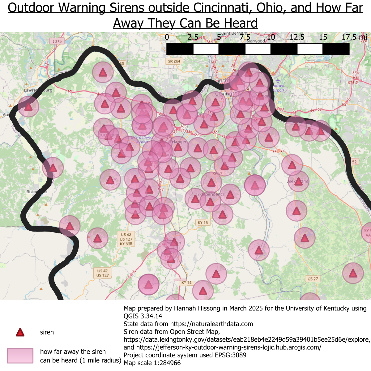 Kentucky Outdoor Warning Sirens